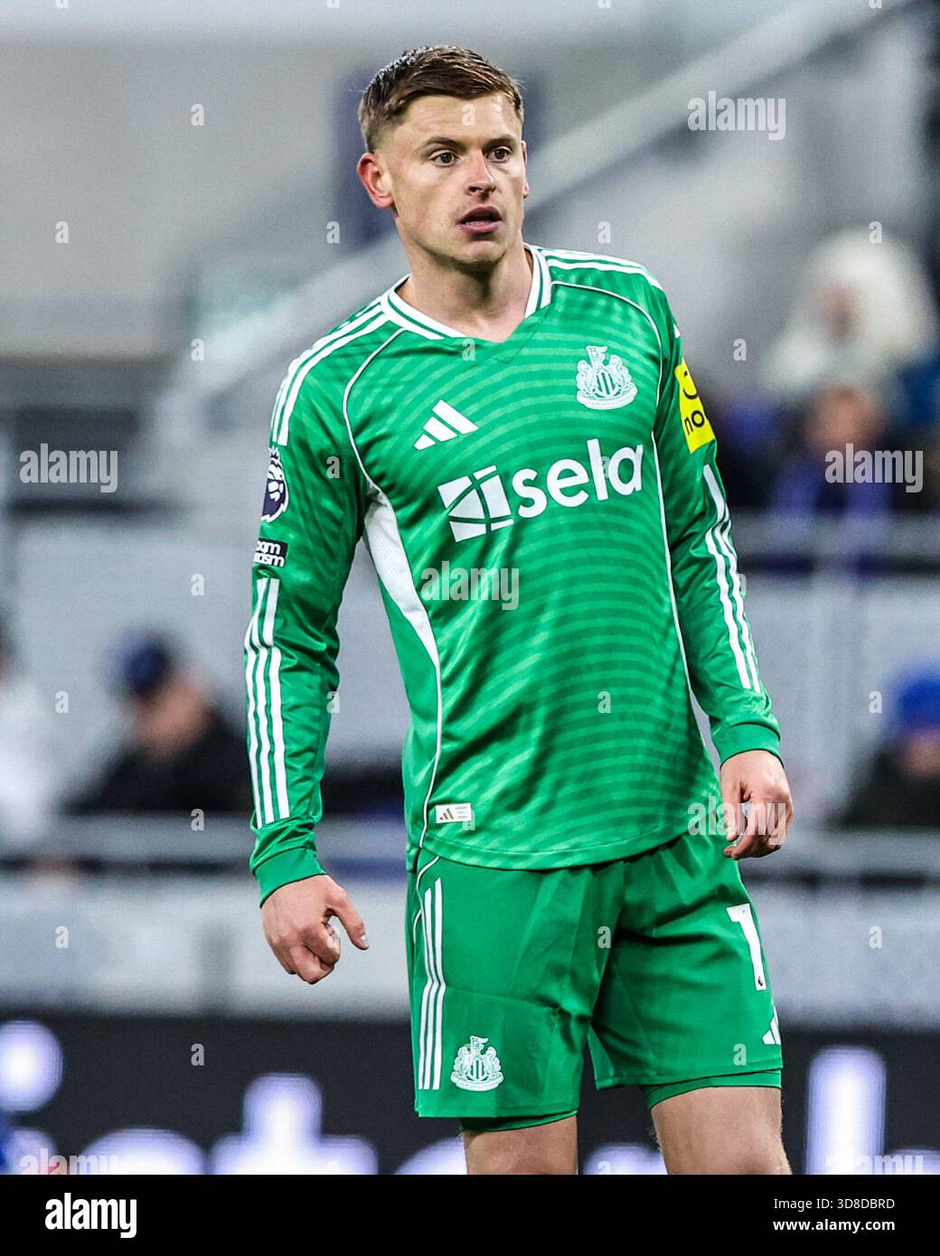 Harvey Barnes of Newcastle Untied during the Premier League match ...