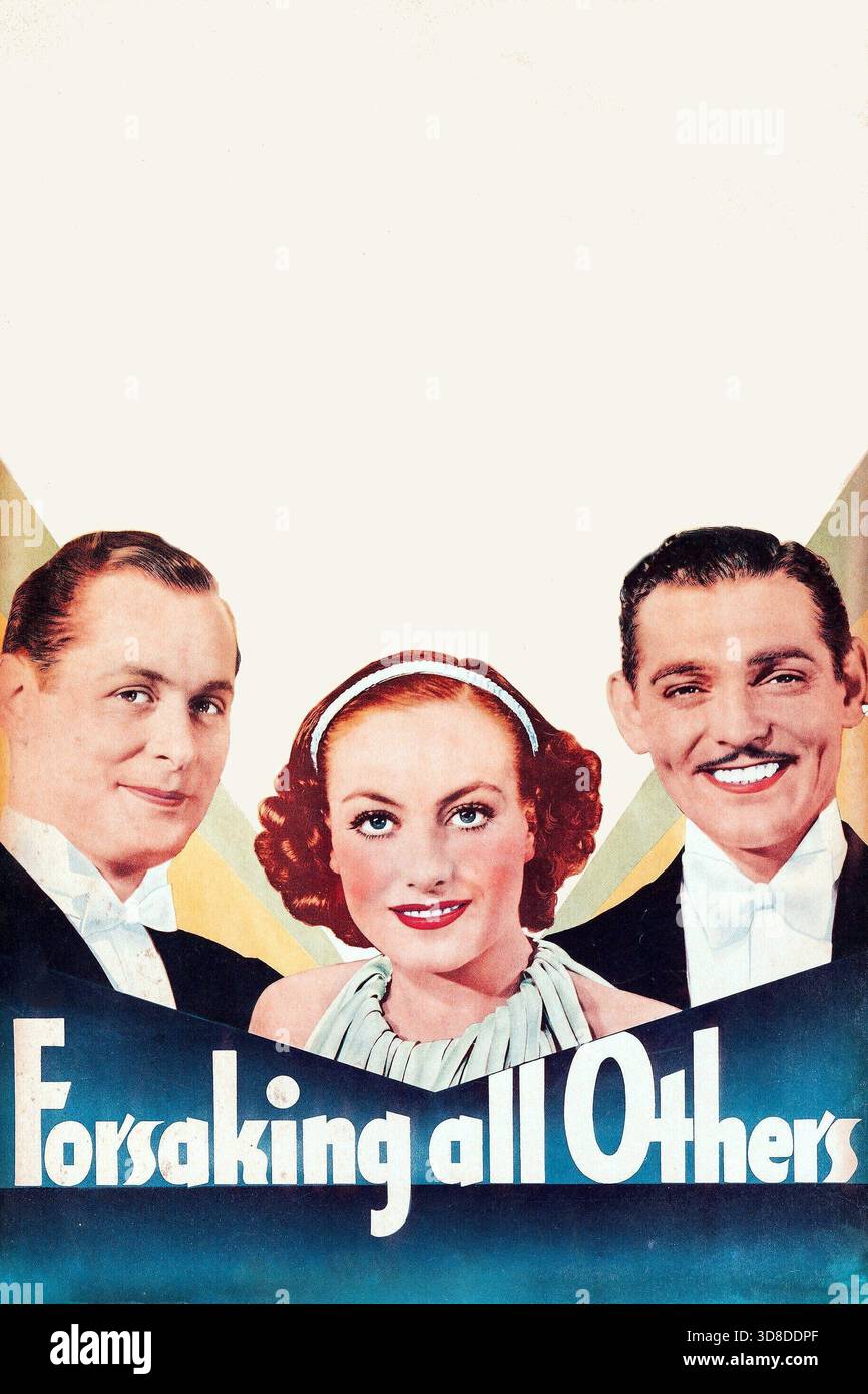 ROBERT MONTGOMERY, CLARK GABLE and JOAN CRAWFORD in FORSAKING ALL ...