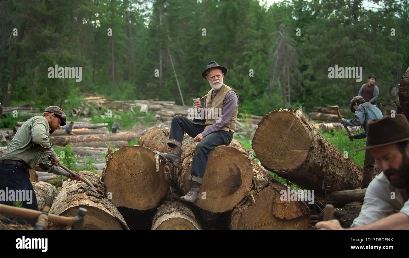 WILLIAM H. MACY in TRAIN DREAMS (2025), directed by CLINT BENTLEY ...