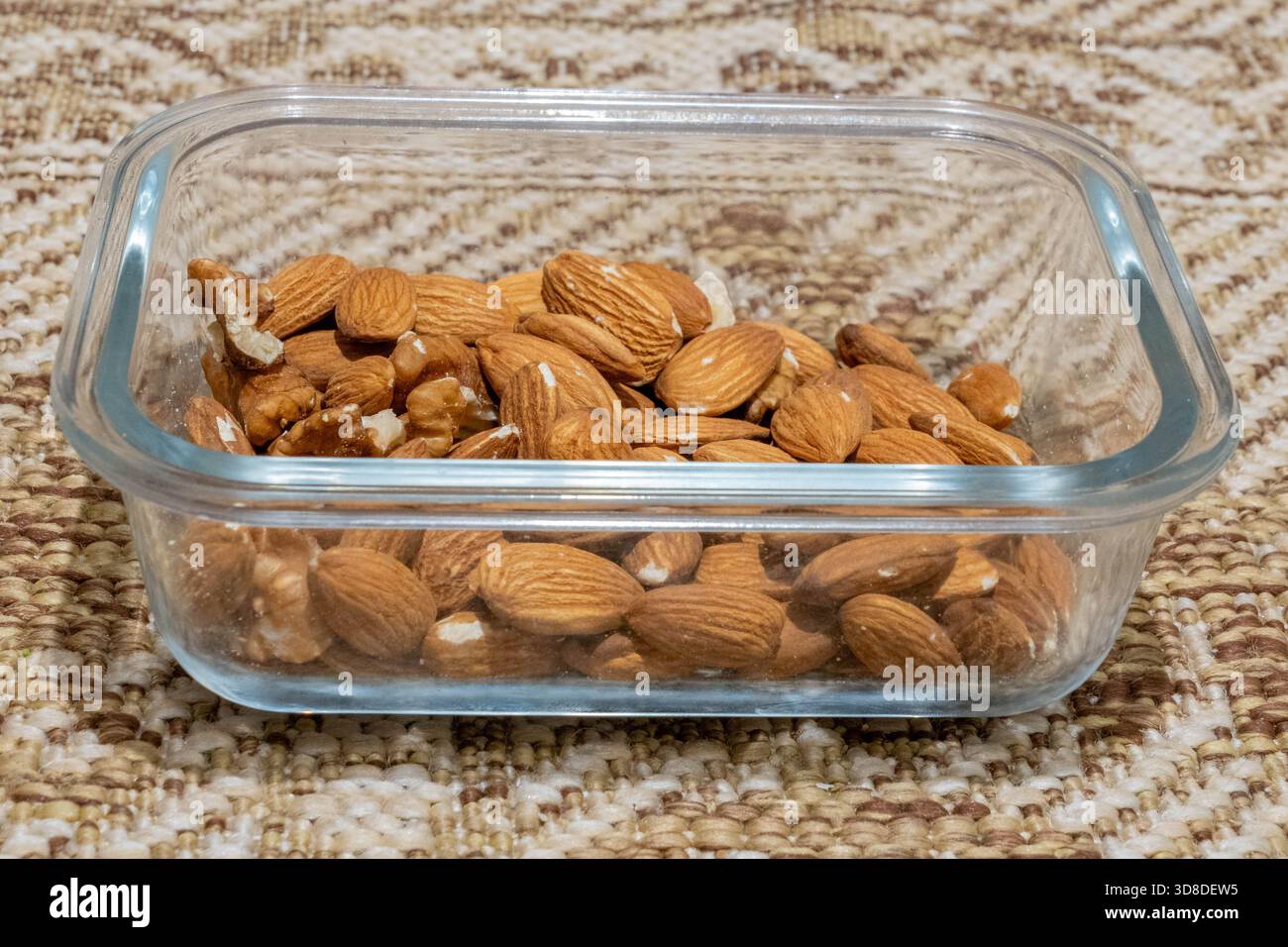 Raw almonds walnut pieces hi-res stock photography and images - Alamy