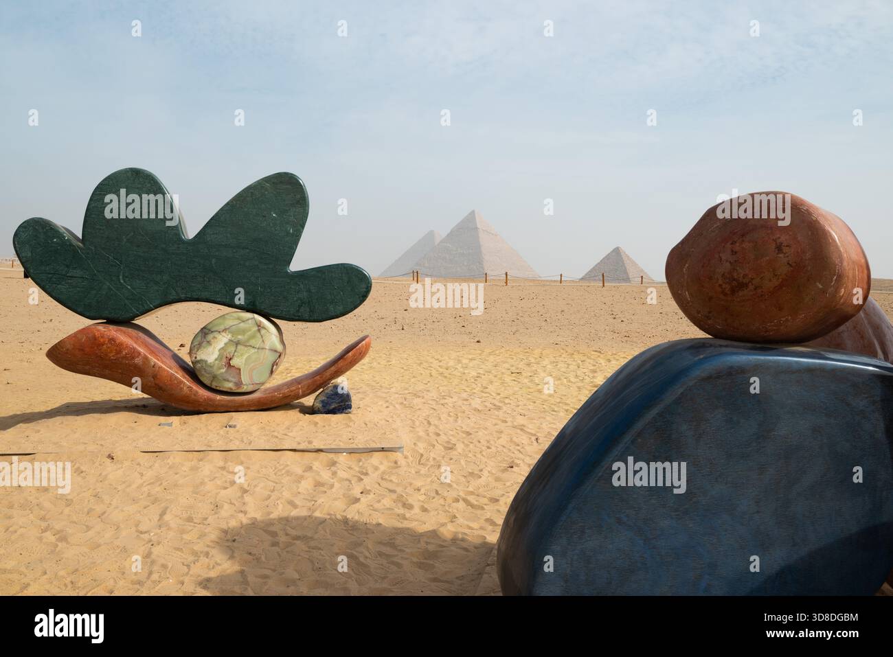November 29, 2025, Giza, Giza, Egypt: A view of the contemporary art ...