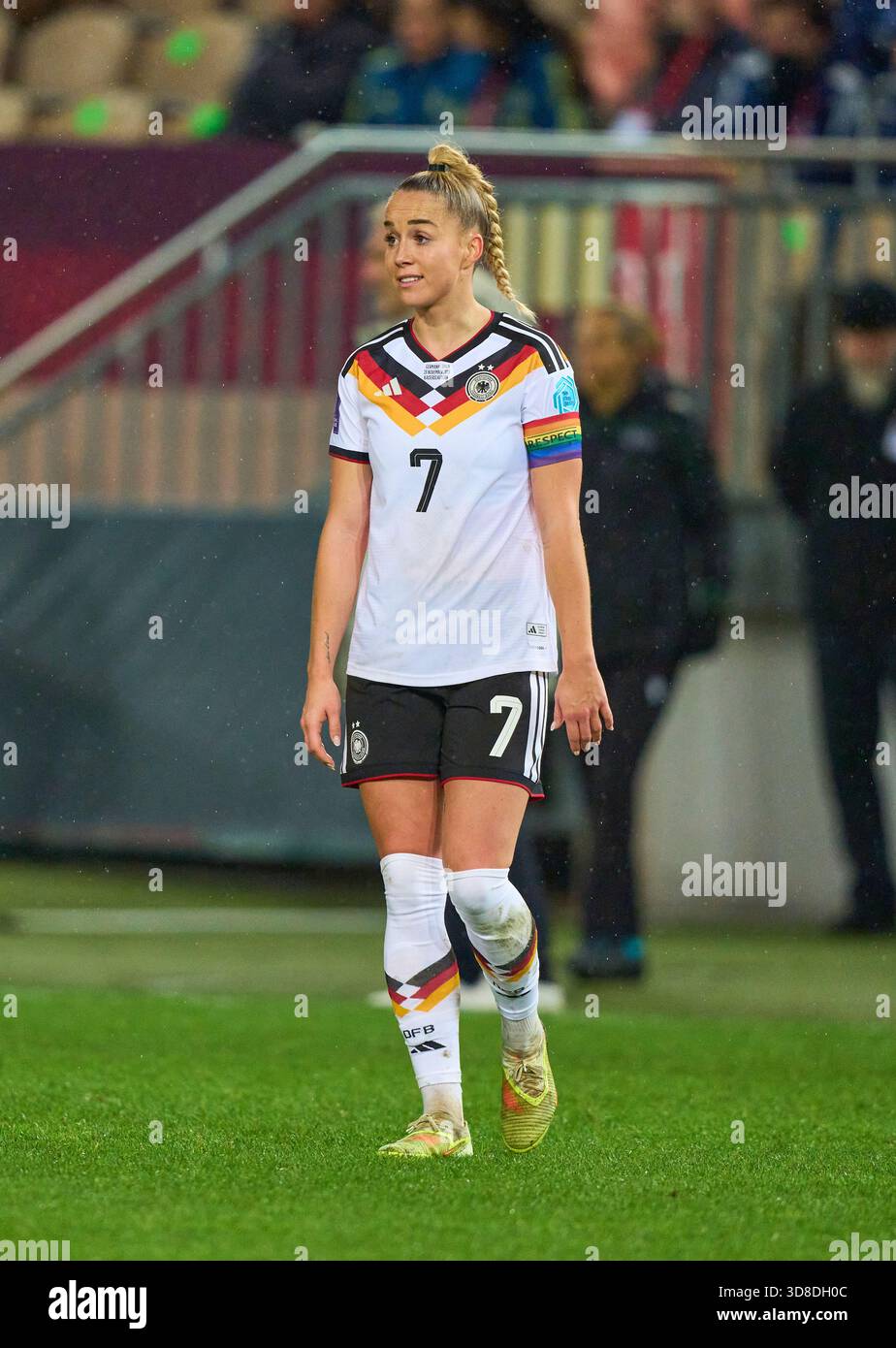 Giulia Gwinn of Germany in the Women's Nations League 2025 Final first ...