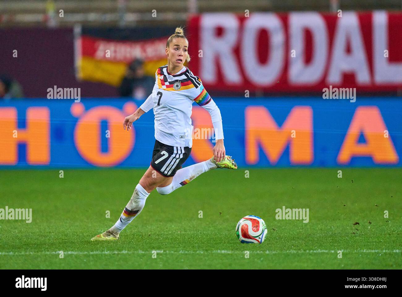 Giulia Gwinn of Germany in the Women's Nations League 2025 Final first ...