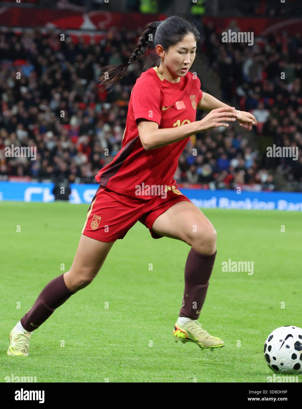 China's Wang Yanwen(Dijon) in action during International Women ...