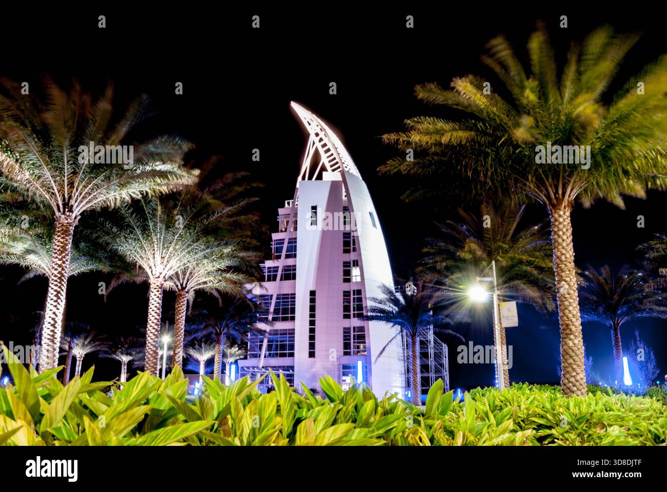 Coco Beach Exploration Tower in Port Canaveral, Florida. The 7 story ...