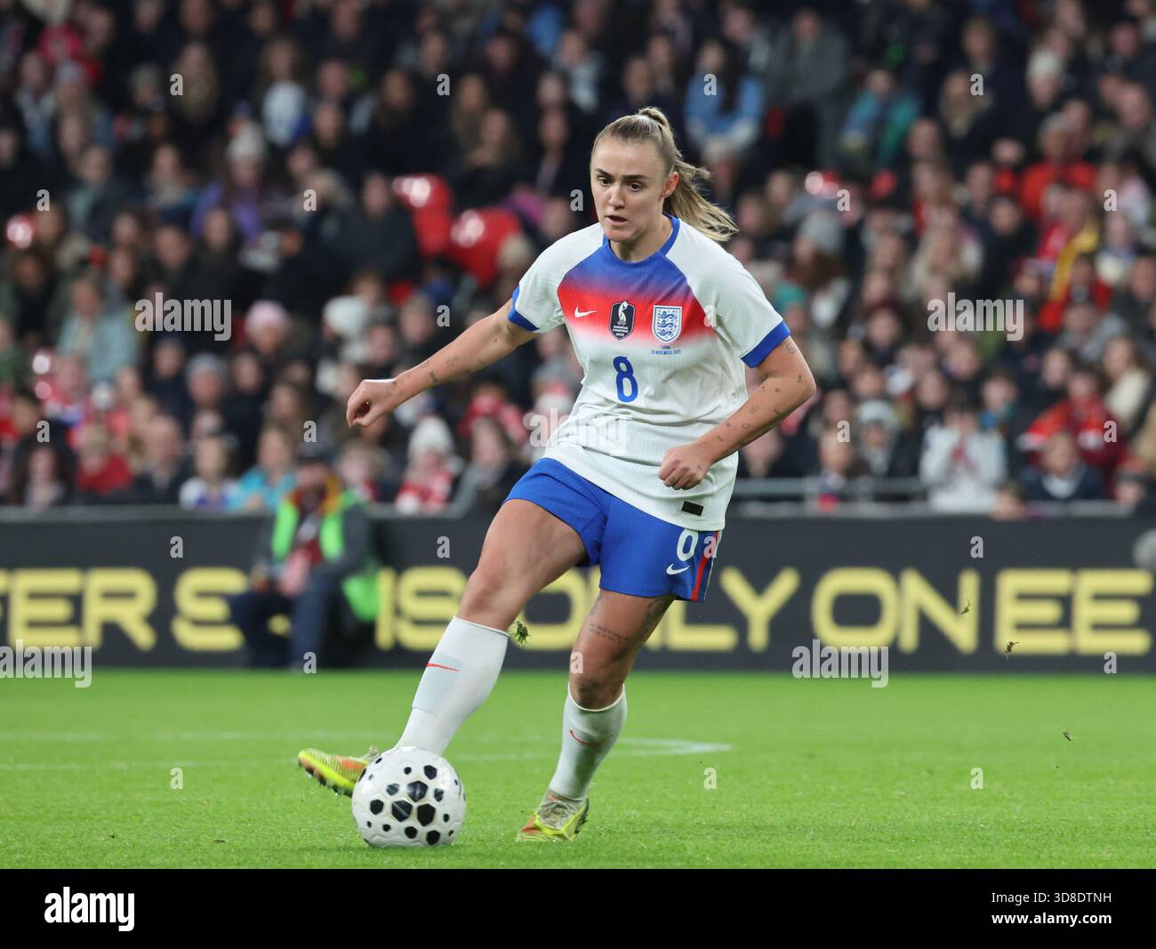Georgia Stanway (Bayern Munich)of England Women in action during ...