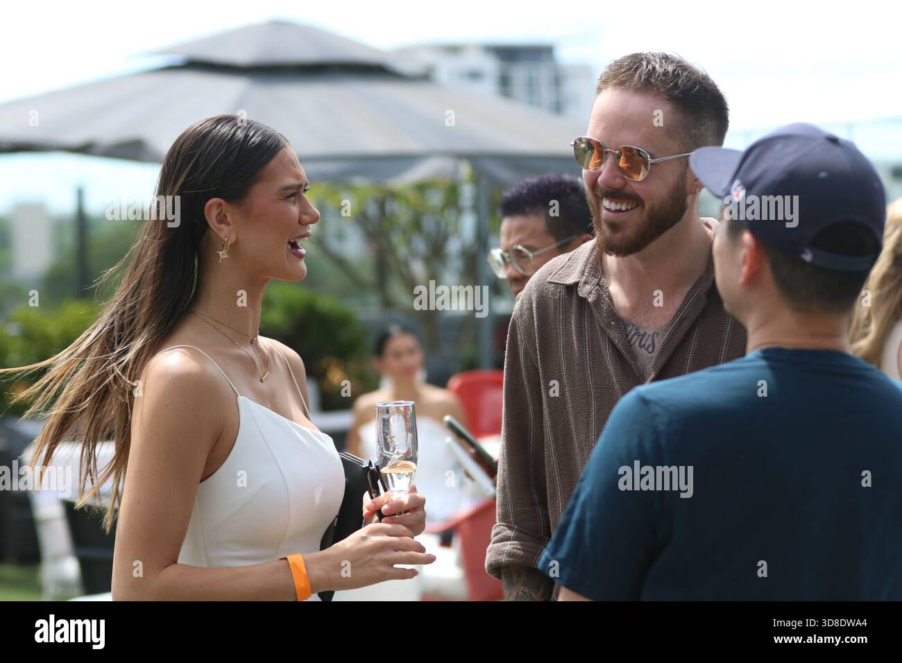 Sydney, Australia. 30th November 2025. Models Aprille Love and ...