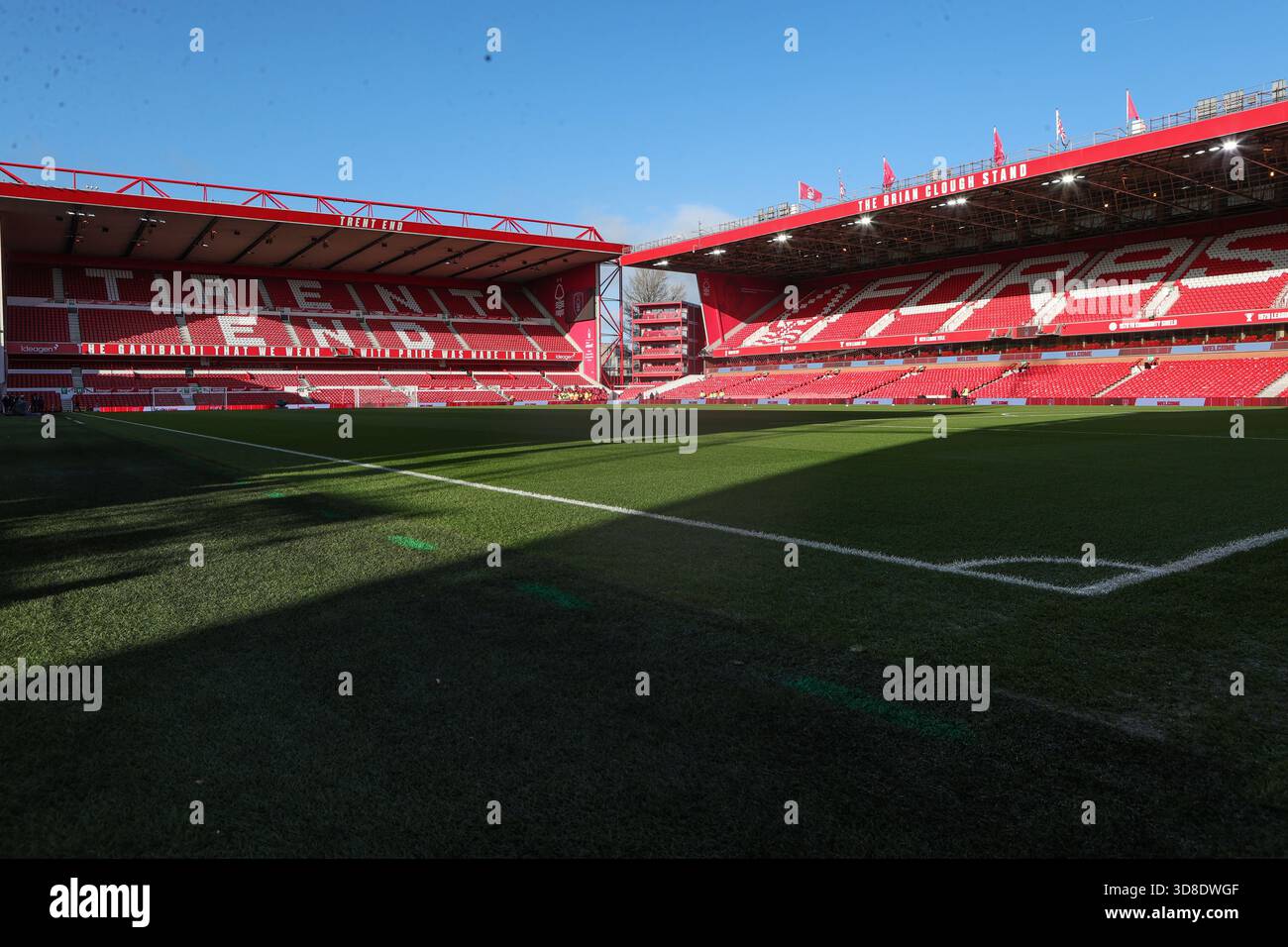 A general view of City Ground ahead of the Premier League match ...