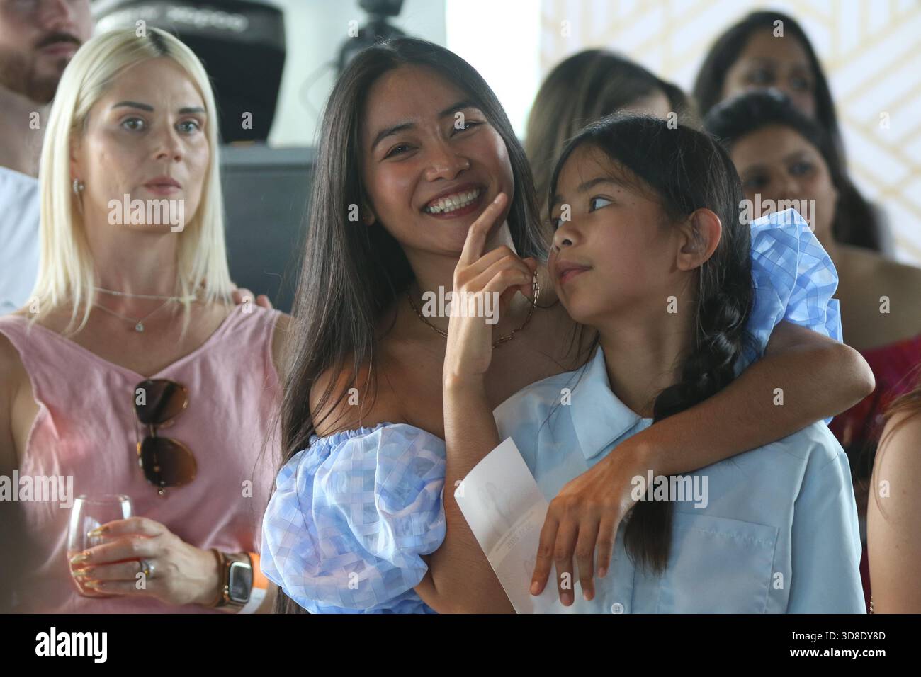 Sydney, Australia. 30th November 2025. Models Aprille Love and ...