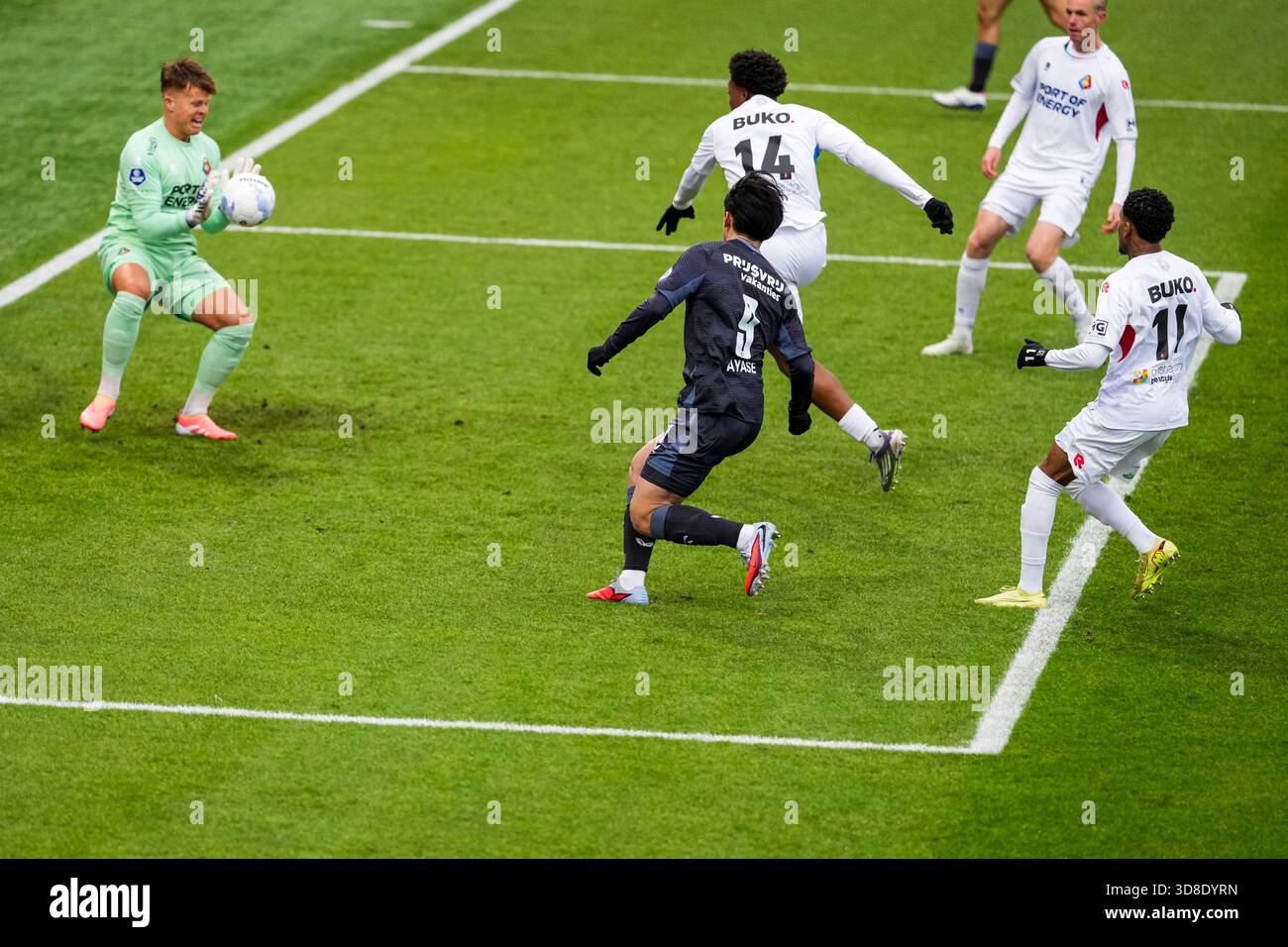 Velsen-Zuid - Telstar keeper Ronald Koeman junior during the fourteenth ...