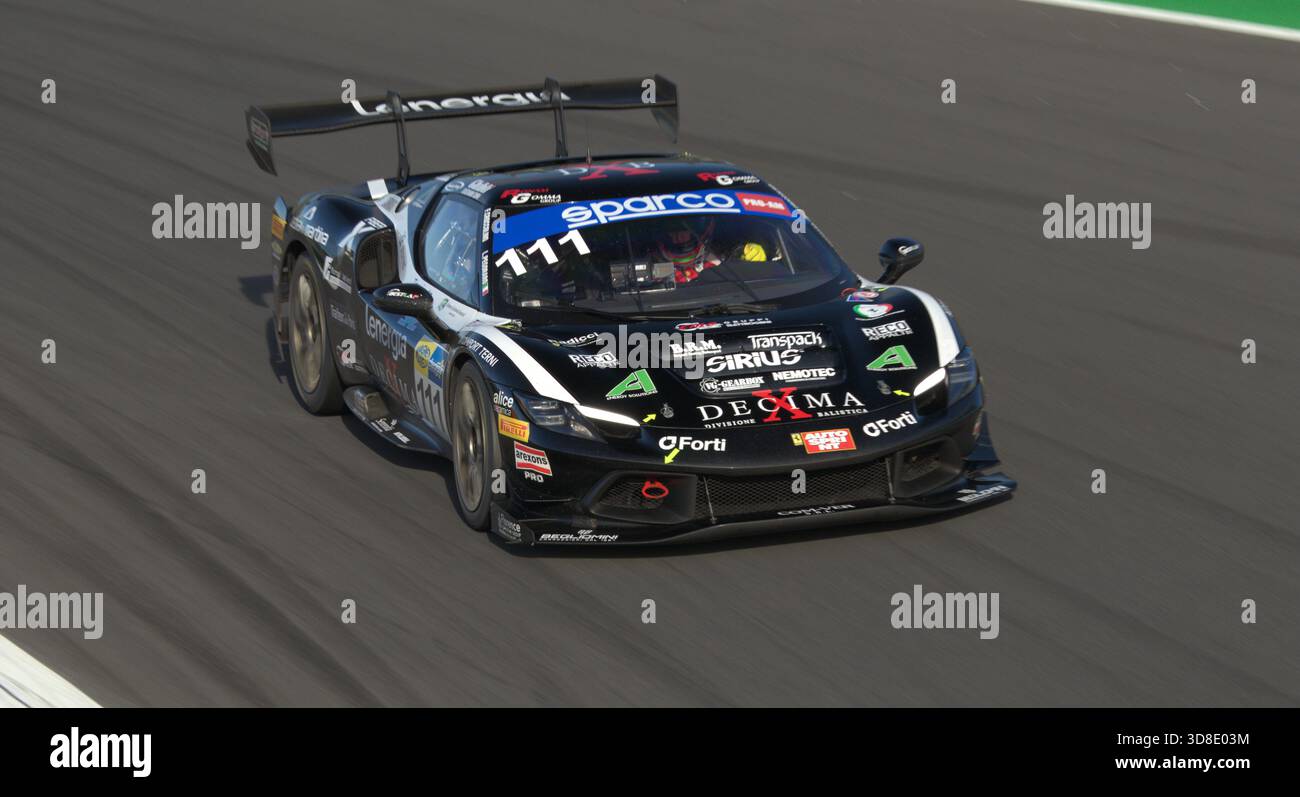 ACI Racing Weekend Monza 2025. Scuderia BestLap Ferrari 296 Challenge ...