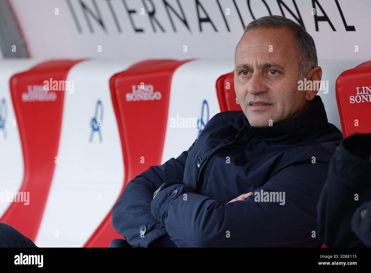 Fabio Gallo head coach di L.R. Vicenza during the match of serie C ...