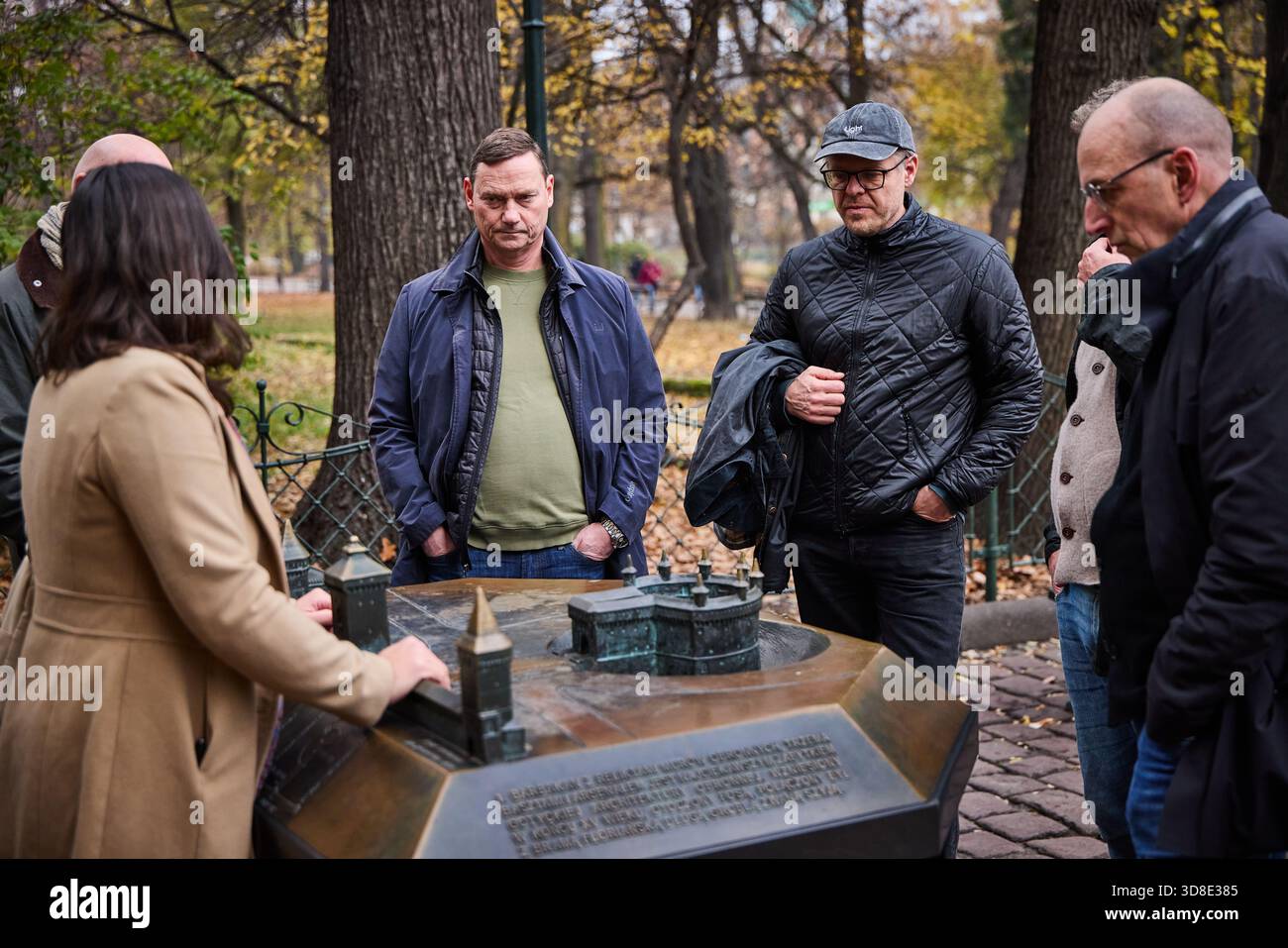 KRAKOW, Poland, Barbican defense gateway brass model Stock Photo - Alamy