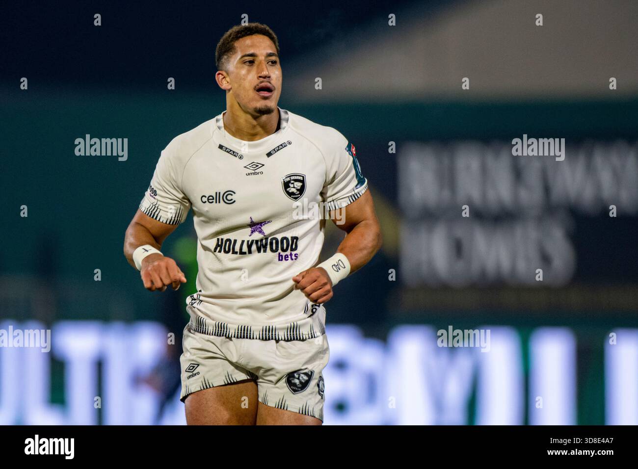 Jordan Hendrikse of Sharks during the United Rugby Championship Round 6 ...