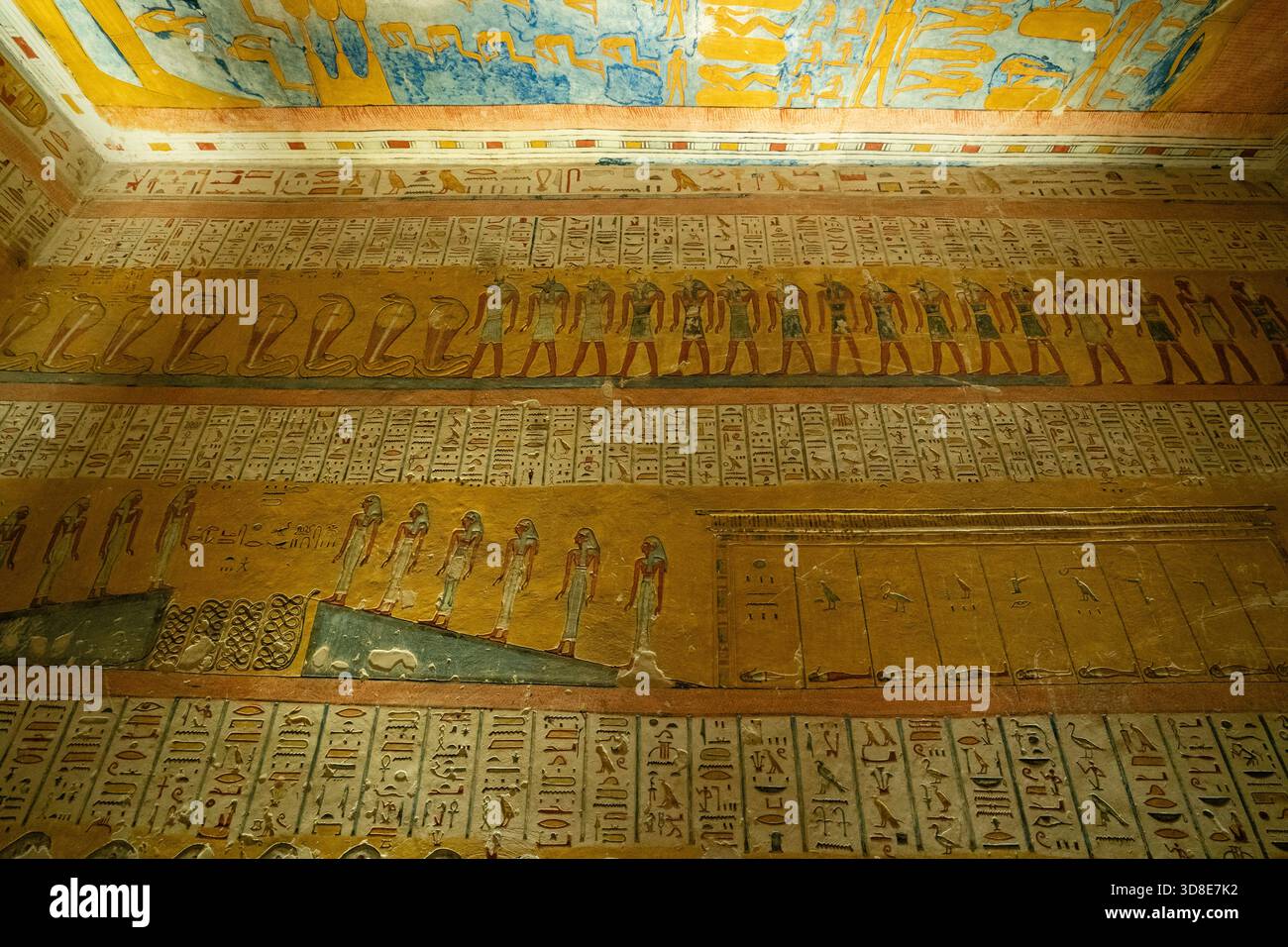 Ramses IV tomb, Valley of the Kings, Luxor, Egypt Stock Photo - Alamy