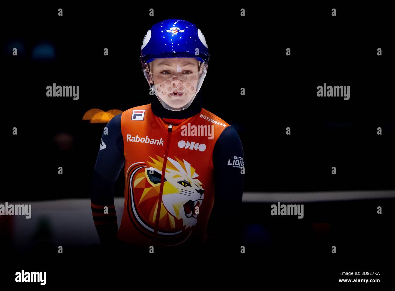 DORDRECHT – Xandra Velzeboer (NED) during the 500-meter final on day 4 ...