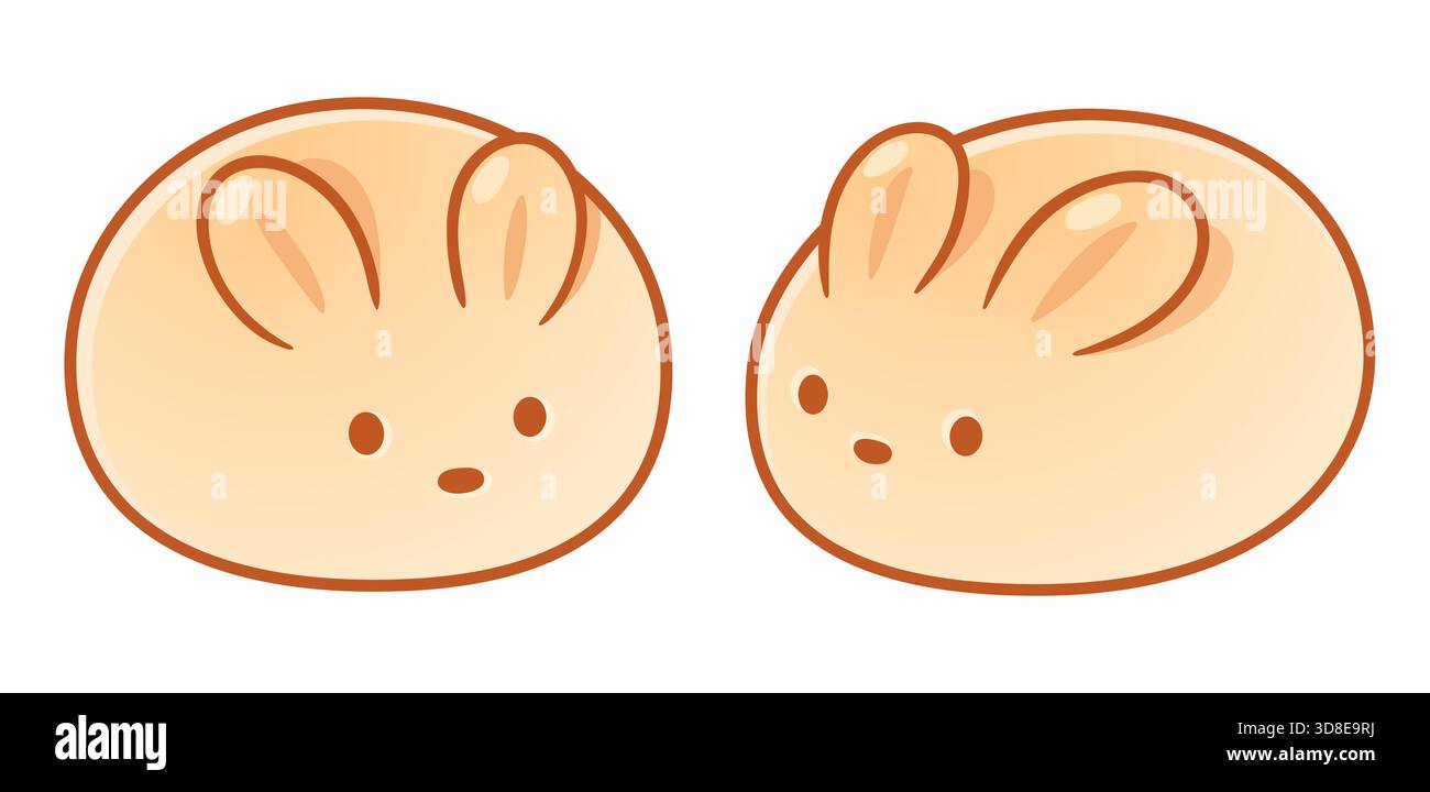 Isolated sweet bread Stock Vector Images - Alamy