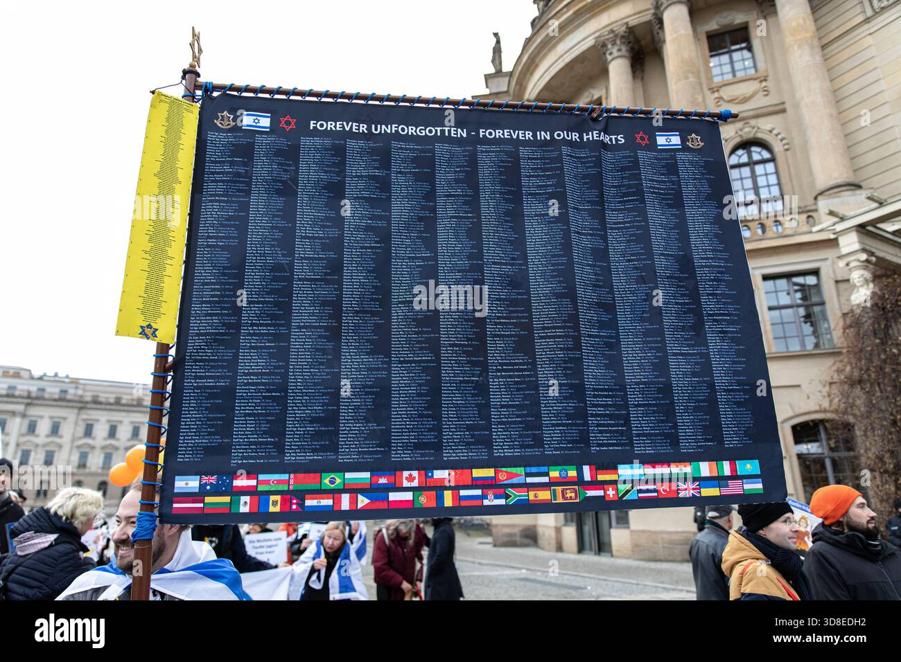 On a cold, overcast Sunday, November 30, 2025, pro-Israel demonstrators ...