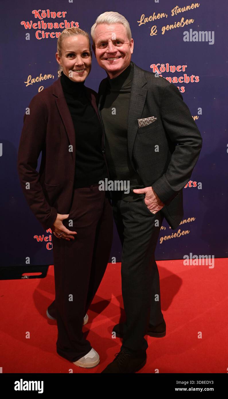 Entertainer Guido Cantz und seine Frau Natalie kommt zur Premiere des ...