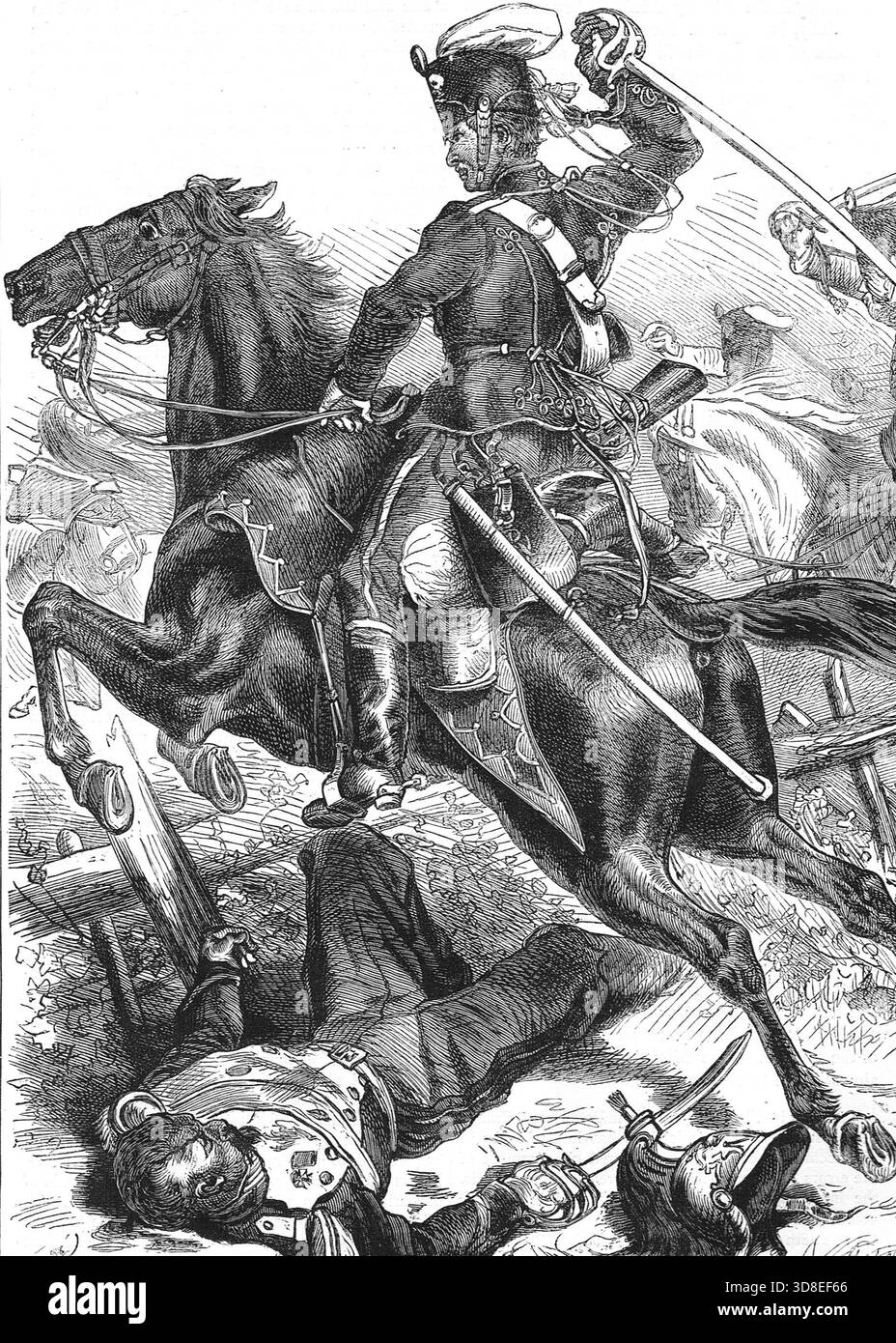 The franco prussian war or franco german war german Black and White ...