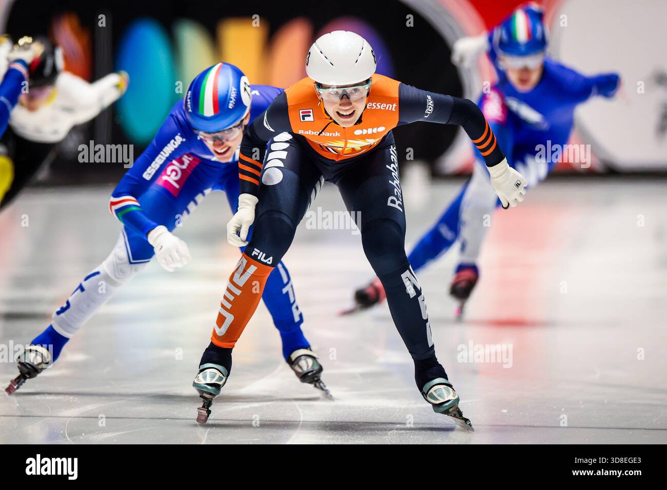 DORDRECHT - Selma Poutsma (NED) during the B-final of the 500 meters on ...