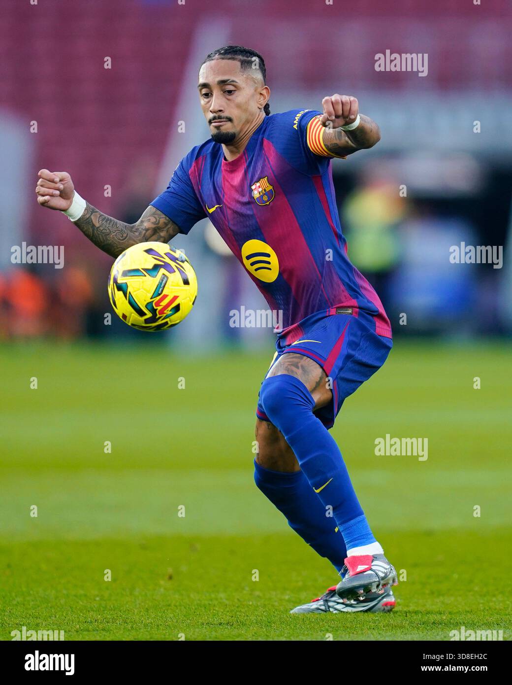 Raphael Dias Belloli Raphinha of FC Barcelona during the La Liga EA ...