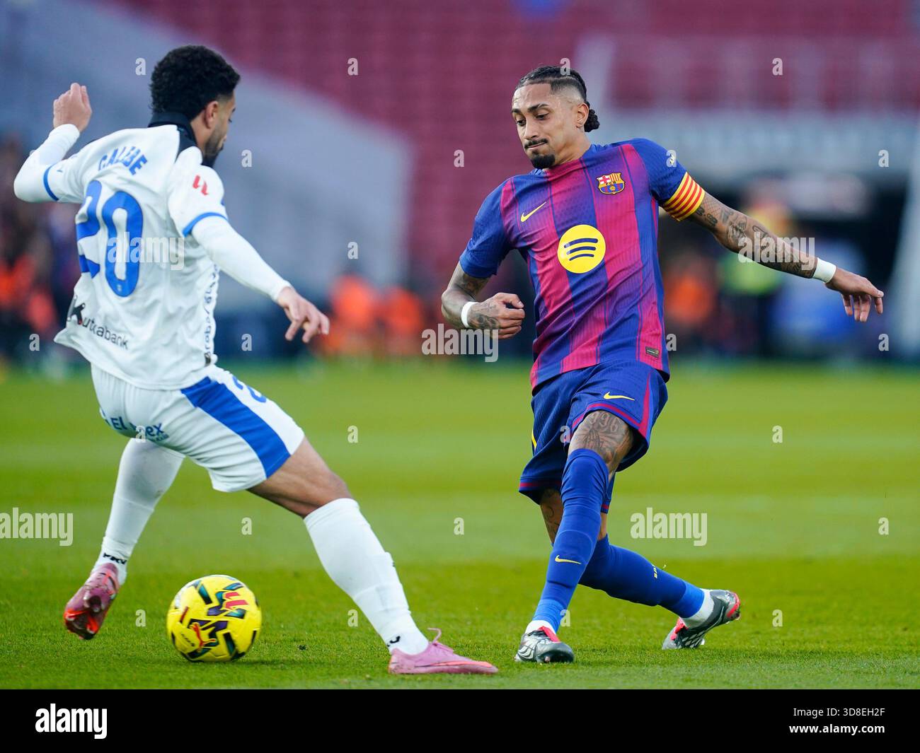 Raphael Dias Belloli Raphinha of FC Barcelona during the La Liga EA ...