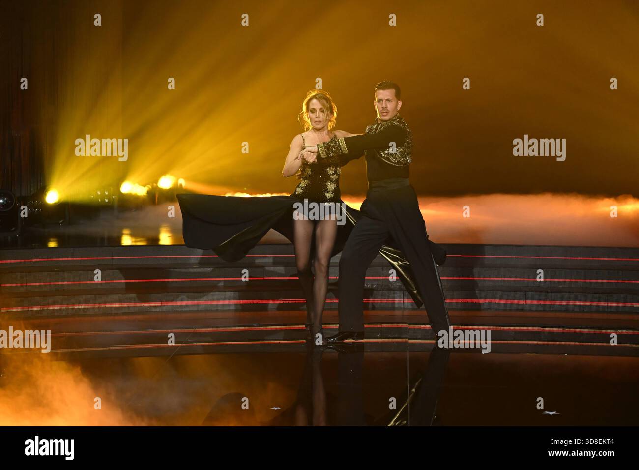 Rome: Rai Auditorium Theatre at the Foro Italico. Dancing with the Stars broadcast. Episode 10 ...