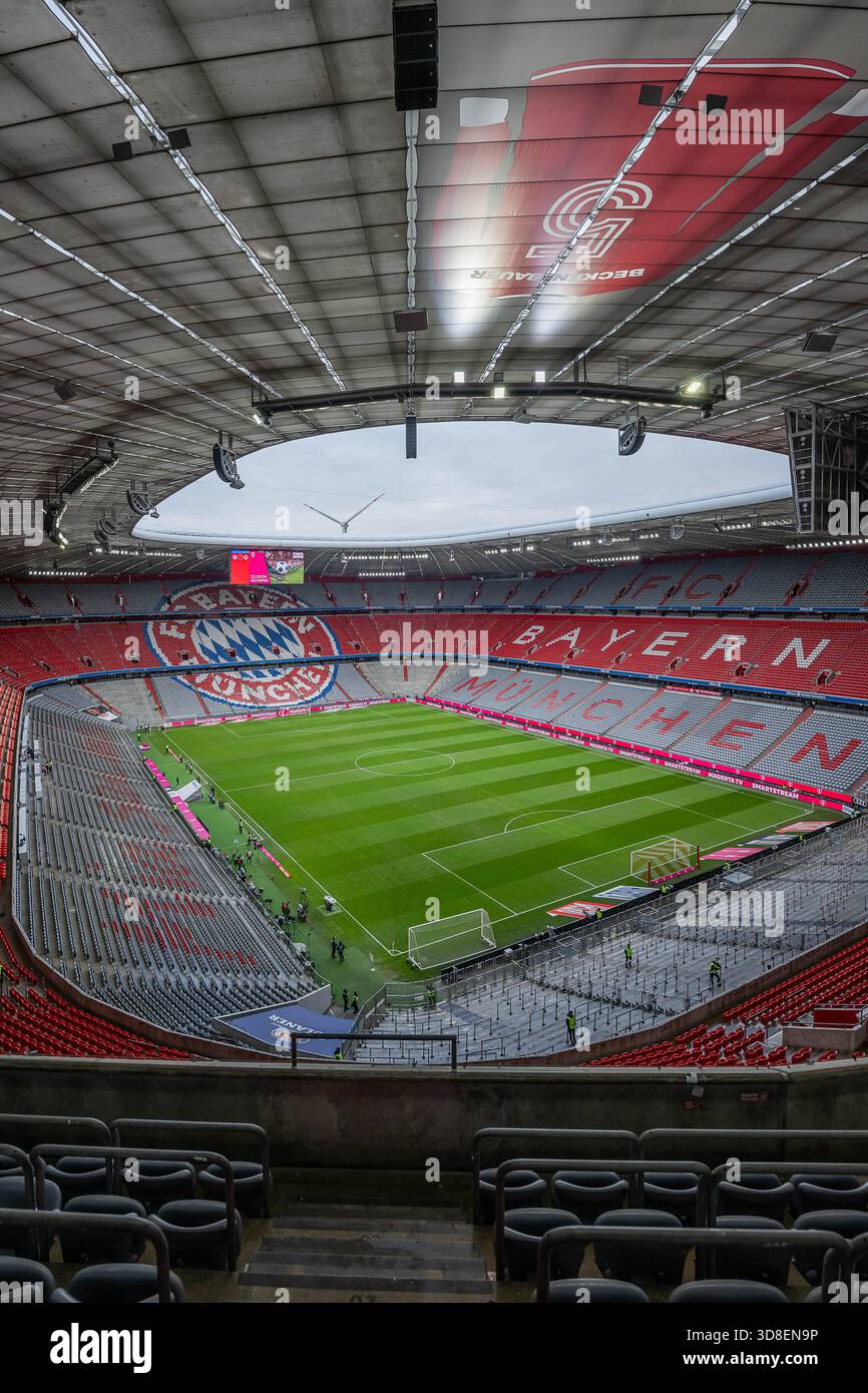 Stadium panorama with view of the pitch and the North Curve with the ...