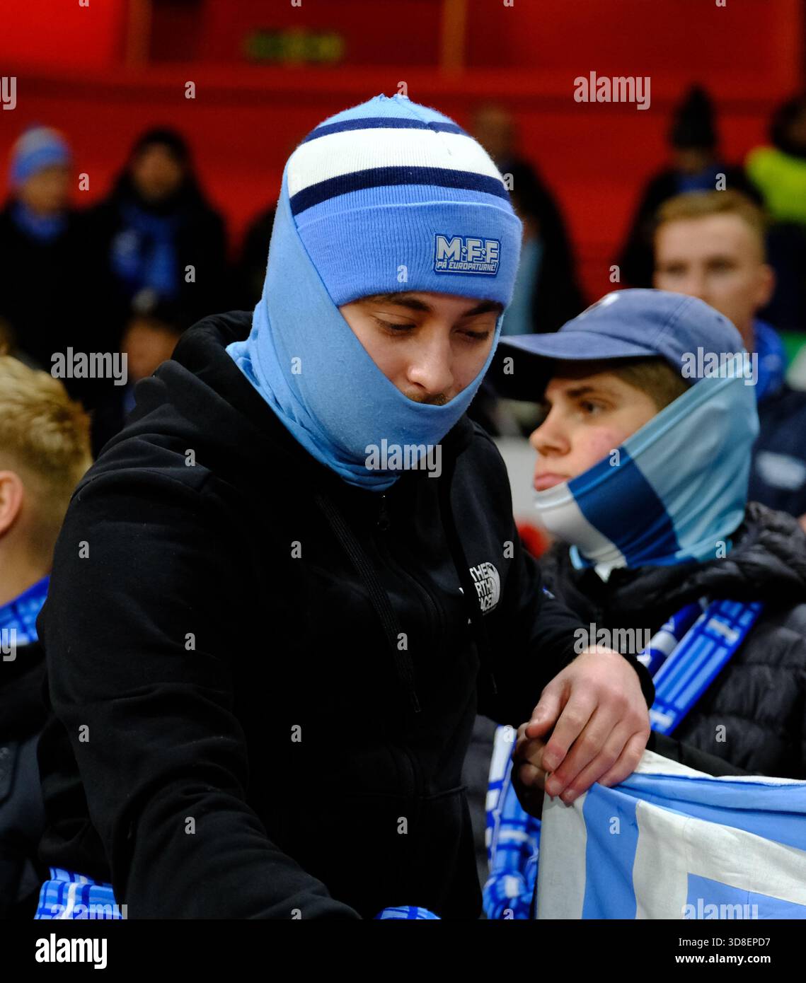 Malmo FF fan seen during the UEFA Europa league football match between ...