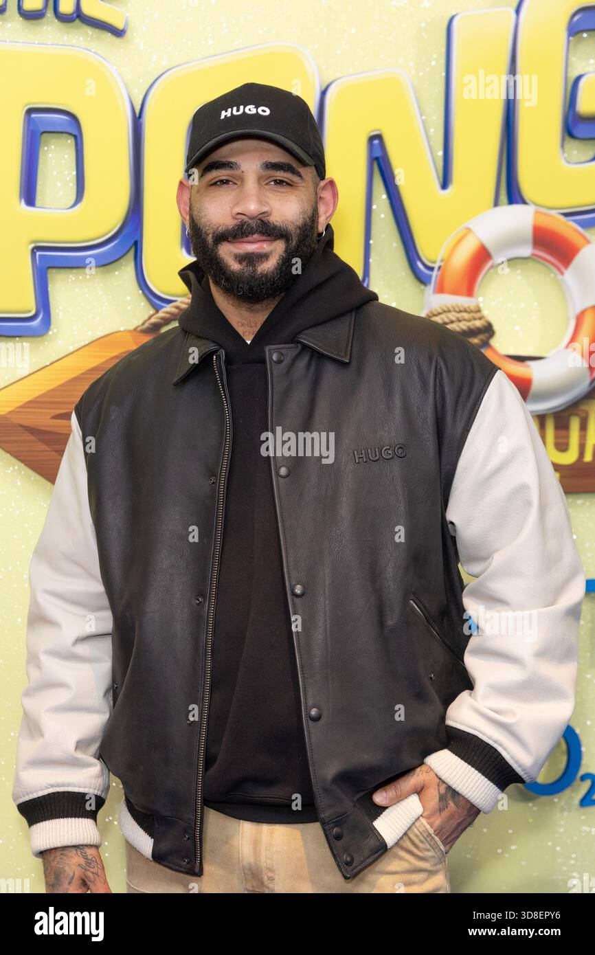 Sandro Farmhouse attends The SpongeBob Movie, Search for SquarePants UK ...