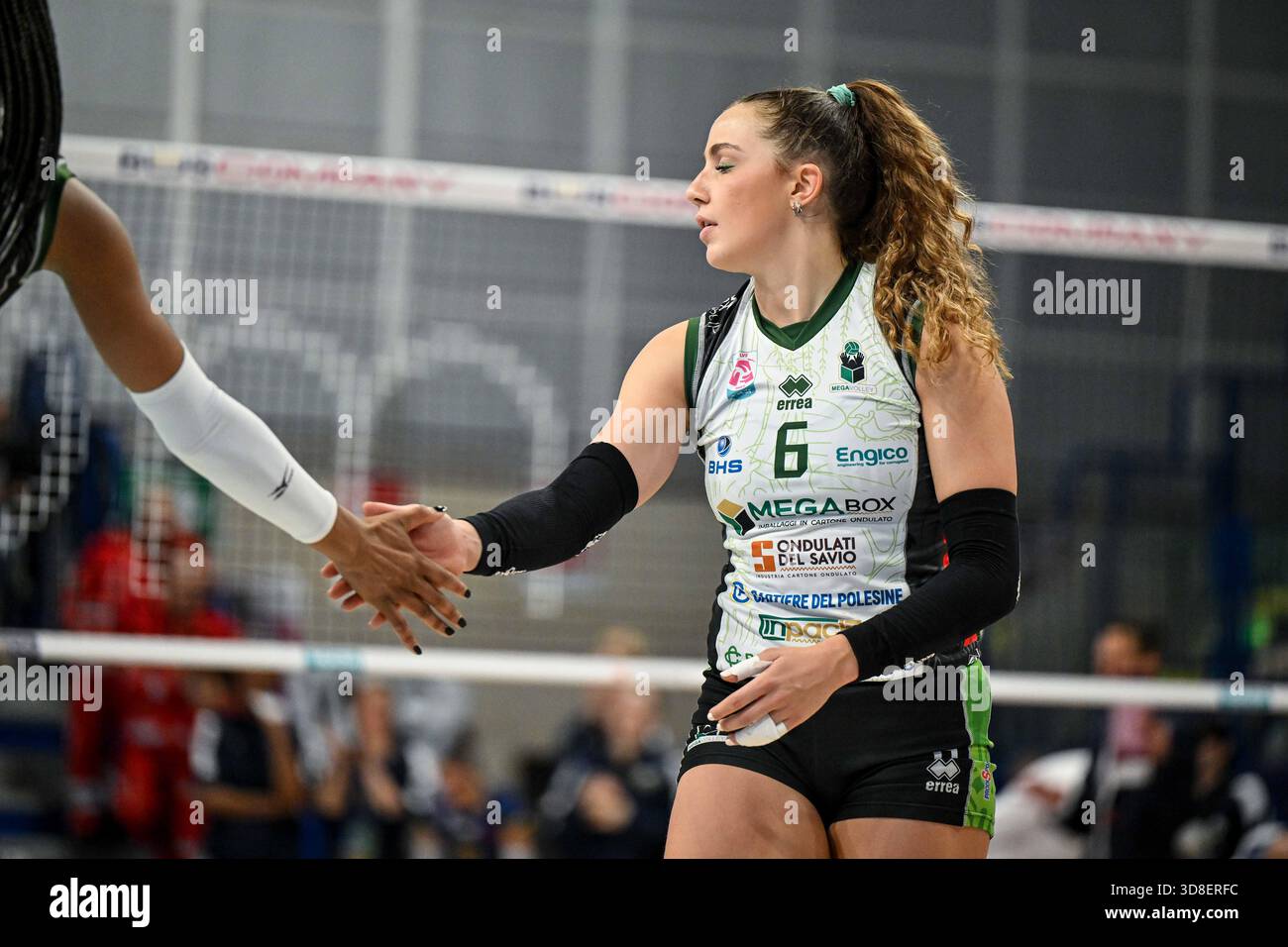 Gaia Giovannini of Megabox Vallefoglia during Wash4green Monviso Volley ...