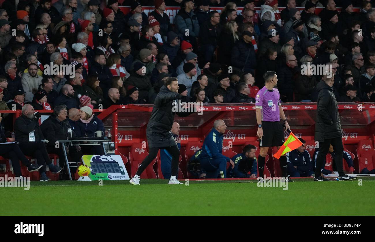 Brighton & Hove Albion Head Coach Fabian Hurzeler shouts instructions ...