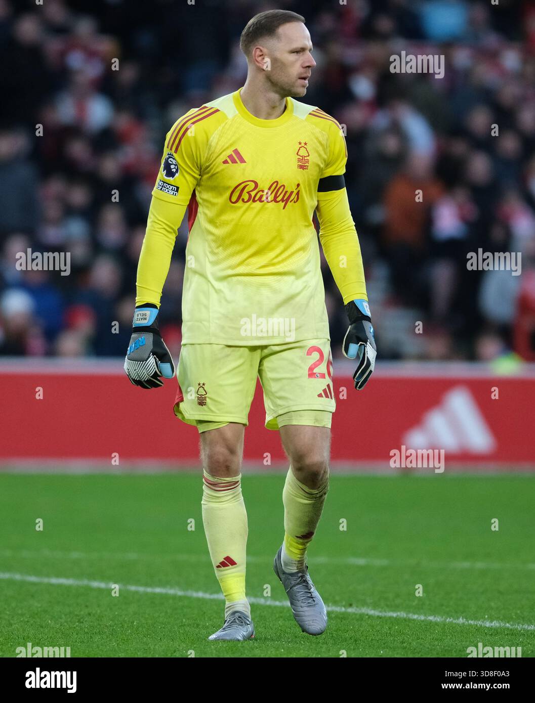 Matz Sels of Nottingham Forest seen during the Premier league football ...