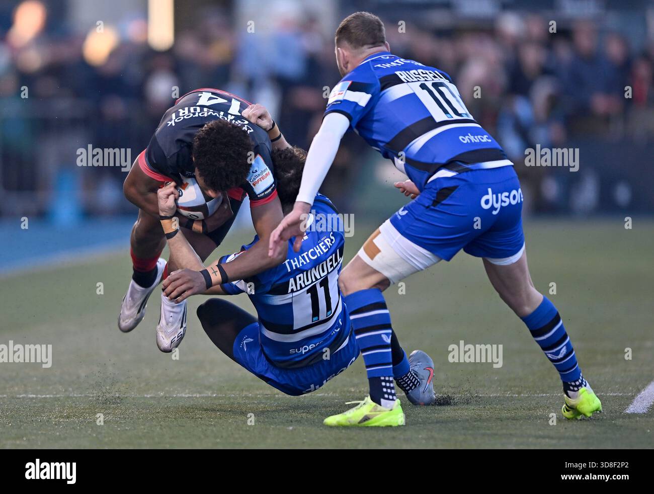 Barnet. United Kingdom. 30 November 2025. Prem Rugby. Saracens V Bath ...
