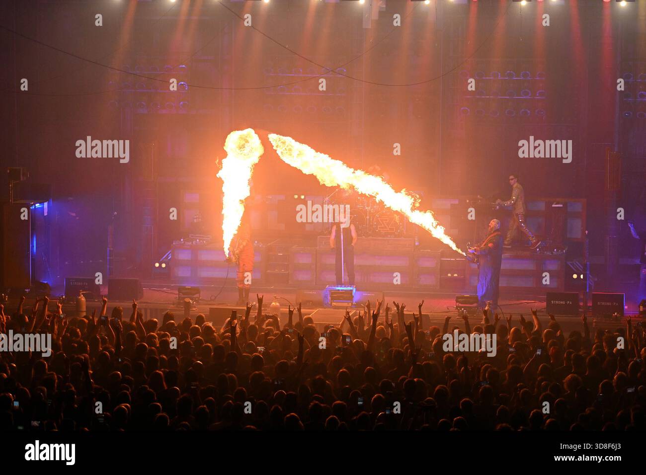 Stahlzeit live on stage on 11/28/2025 in Landshut, Arena. The picture ...