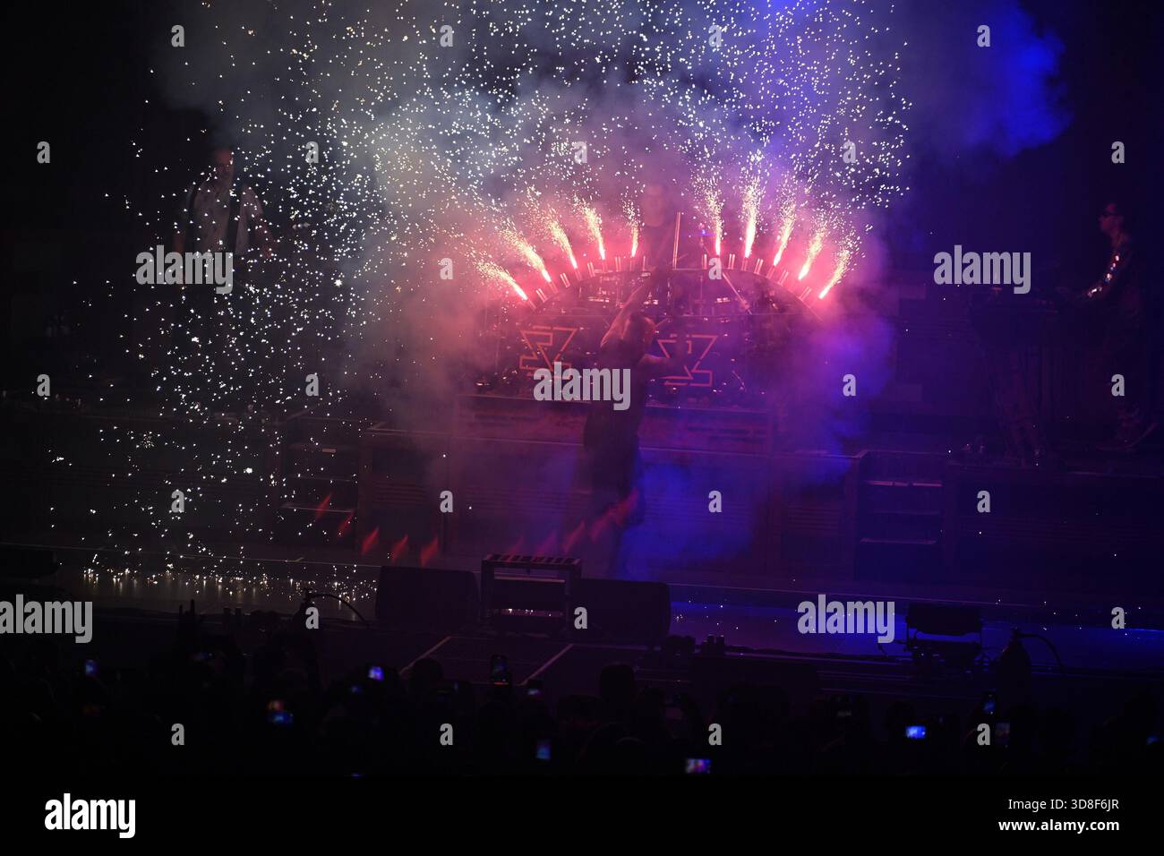 Stahlzeit live on stage on 11/28/2025 in Landshut, Arena. The picture ...
