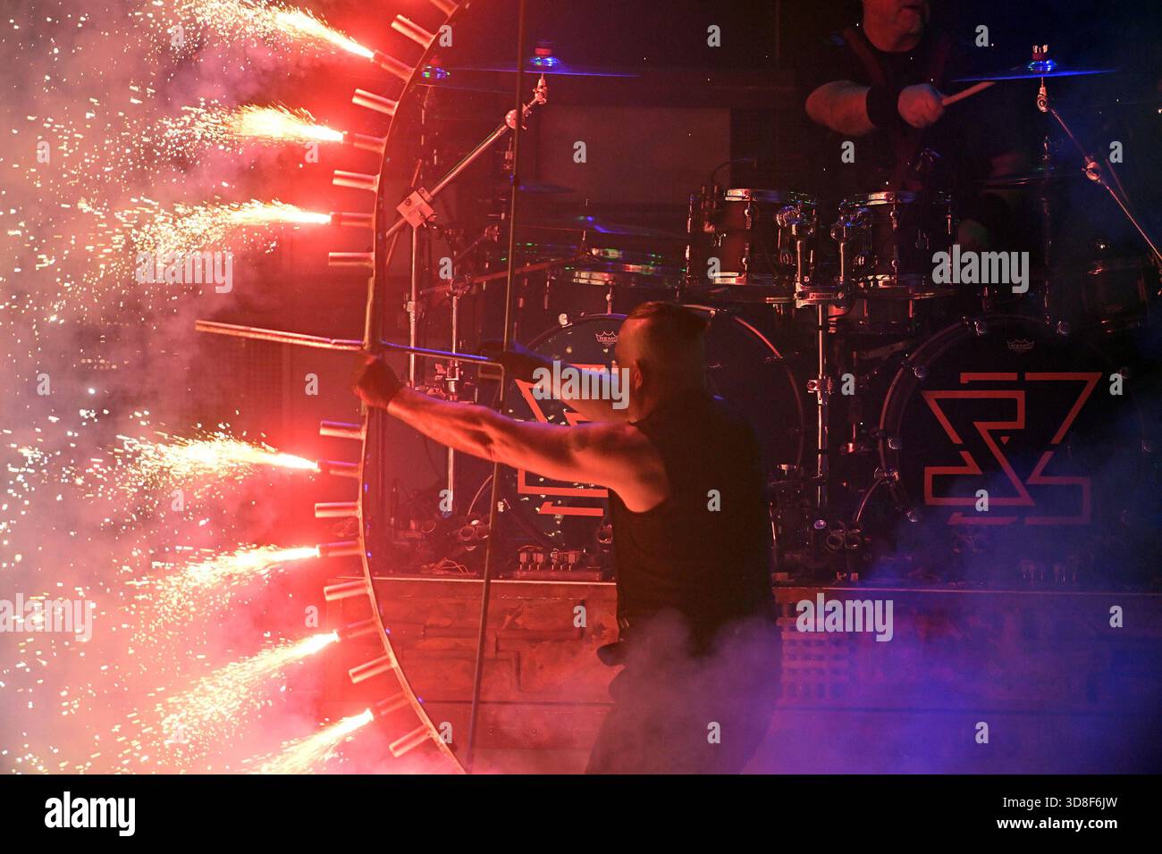 Stahlzeit live on stage on 11/28/2025 in Landshut, Arena. The picture ...