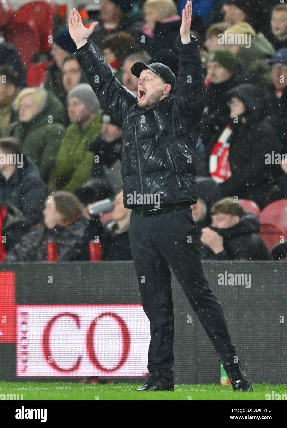 Middlesbrough manager Kim Hellberg during the Sky Bet Championship ...