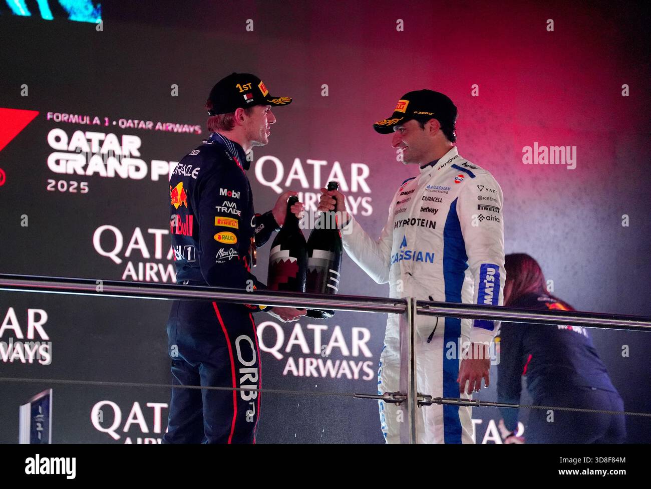 Carlos sainz 2025 podium hi-res stock photography and images - Alamy