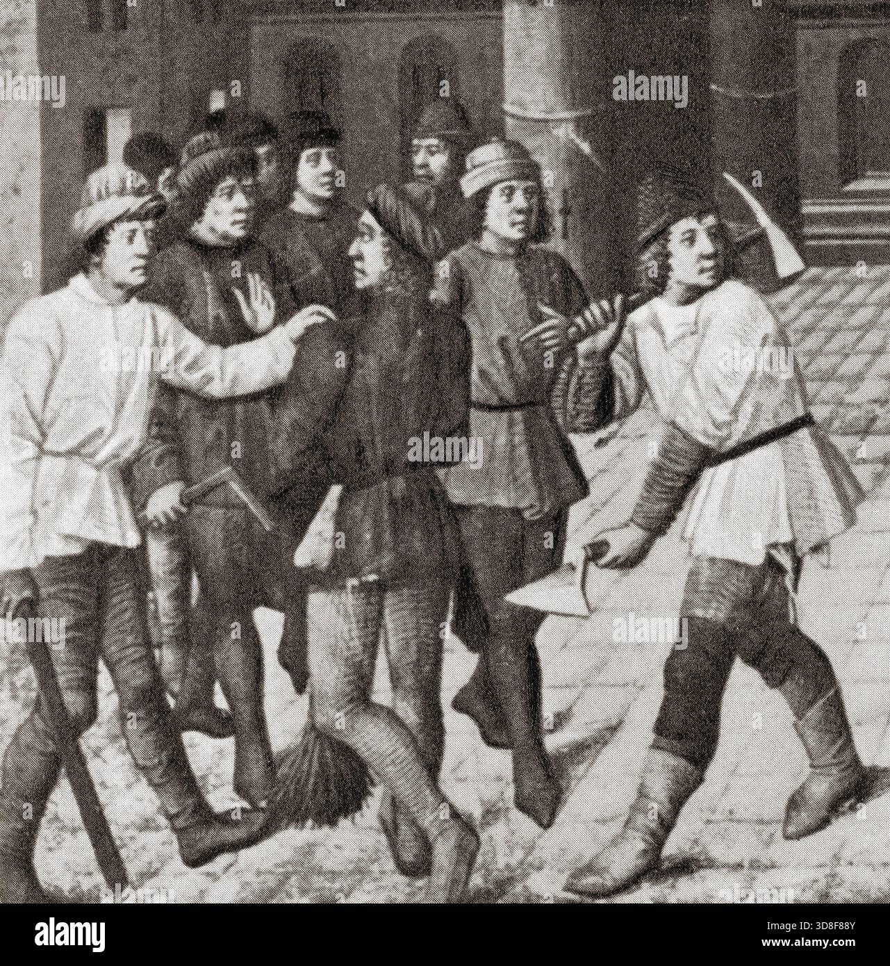 Mediaeval workmen hi-res stock photography and images - Alamy