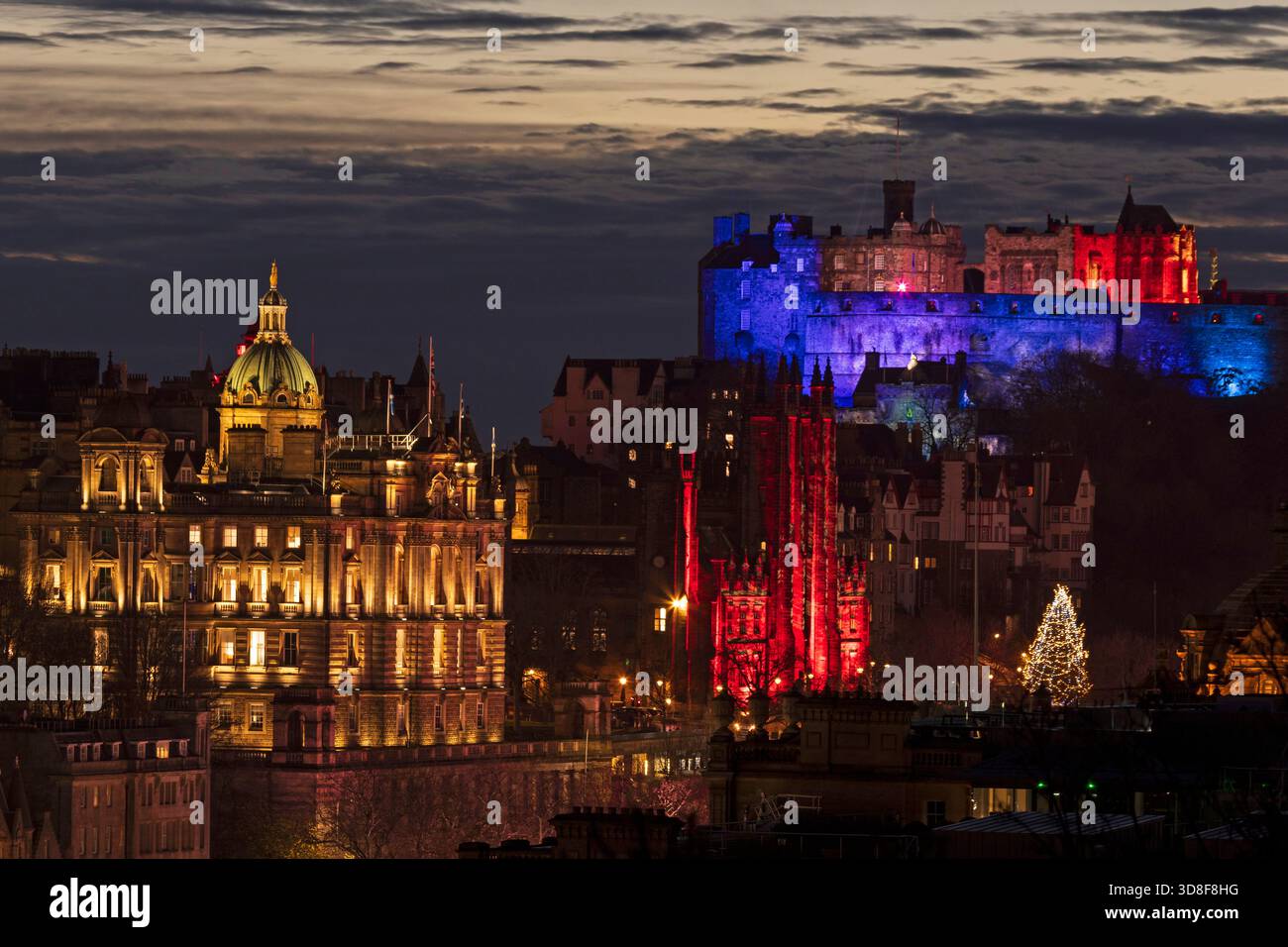 St Andrew's Night and Castle of Light Fire and Ice illuminations ...