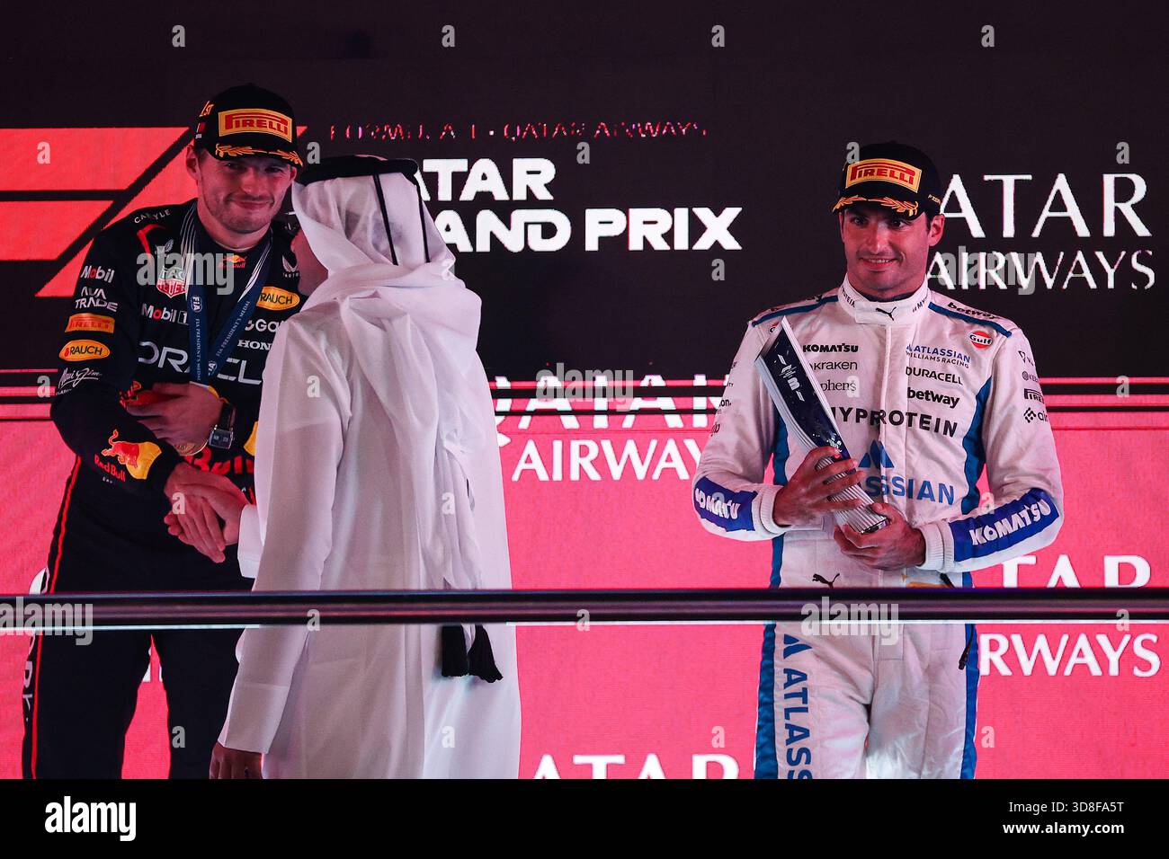 Carlos sainz 2025 podium hi-res stock photography and images - Alamy