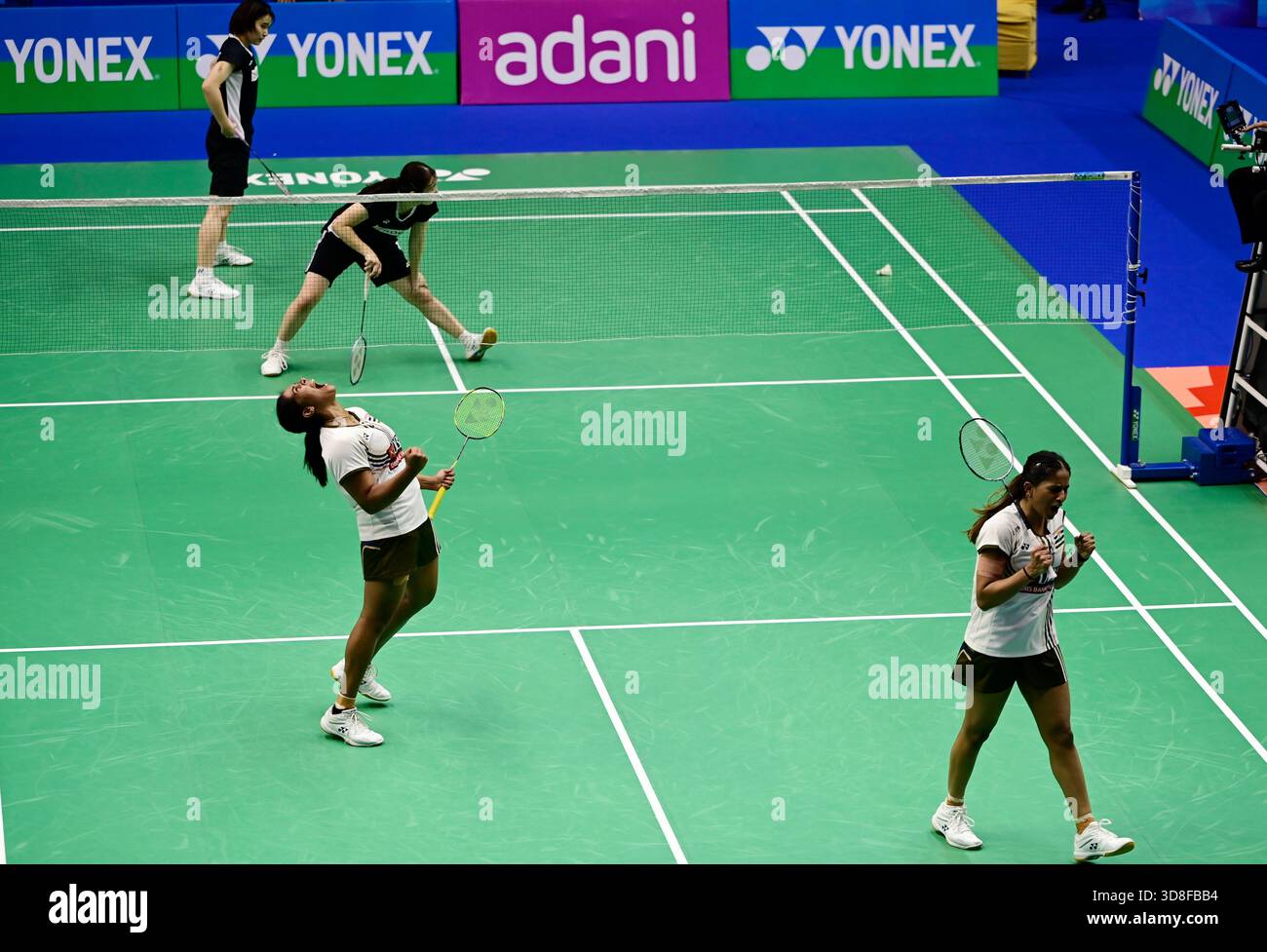 LUCKNOW, INDIA - NOVEMBER 30: Treesa Jolly and Gayatri Gopichand ...
