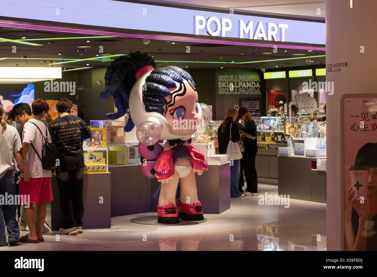 Shopping in a POP MART store in Shanghai, China, on August 22, 2024 ...