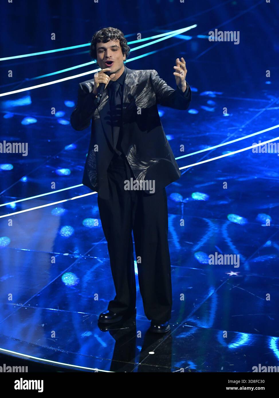 Sanremo, 74th Italian Song Festival, Second Evening. In the photo Leo ...
