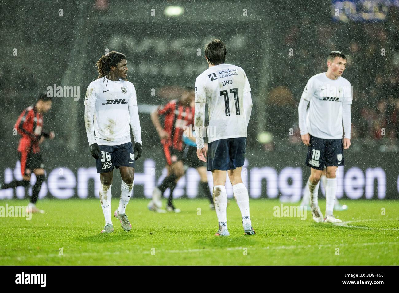 Herning, Denmark. 30th, November 2025. Caleb Yirenkyi (36) and ...