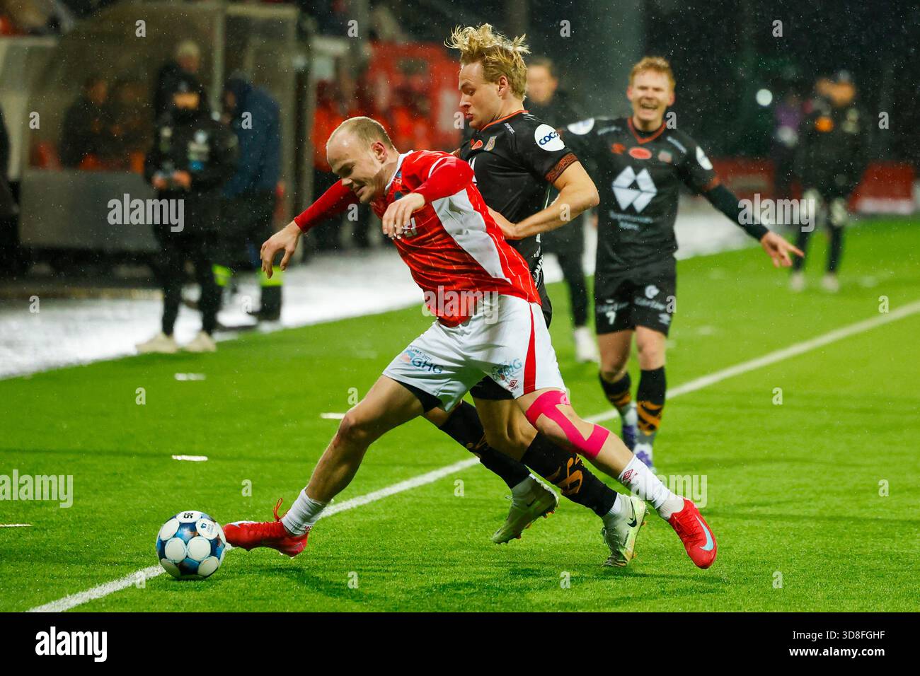 Kongsvinger 20251130. Kongsvinger's Emil Arendrup Nielsen during the ...