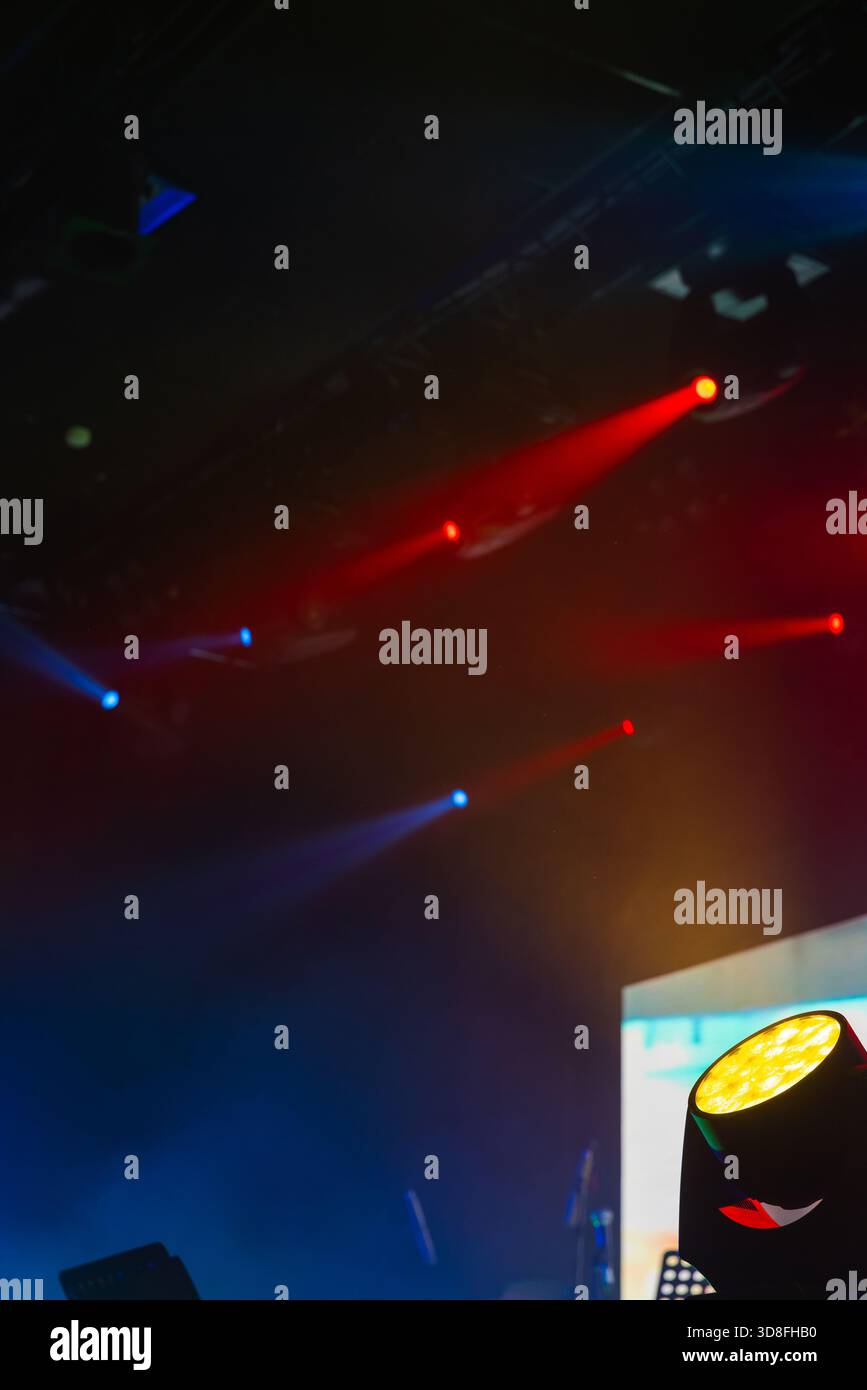 Stage spotlight beam cutting through hi-res stock photography and ...