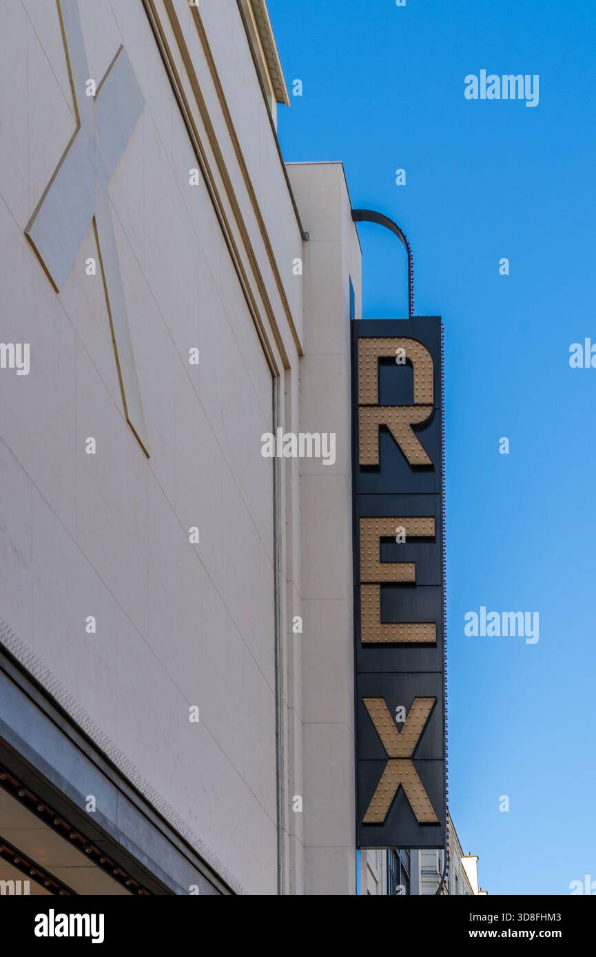 Paris, France - 11 30 2025 : the Grand Rex cinema, a legendary movie ...